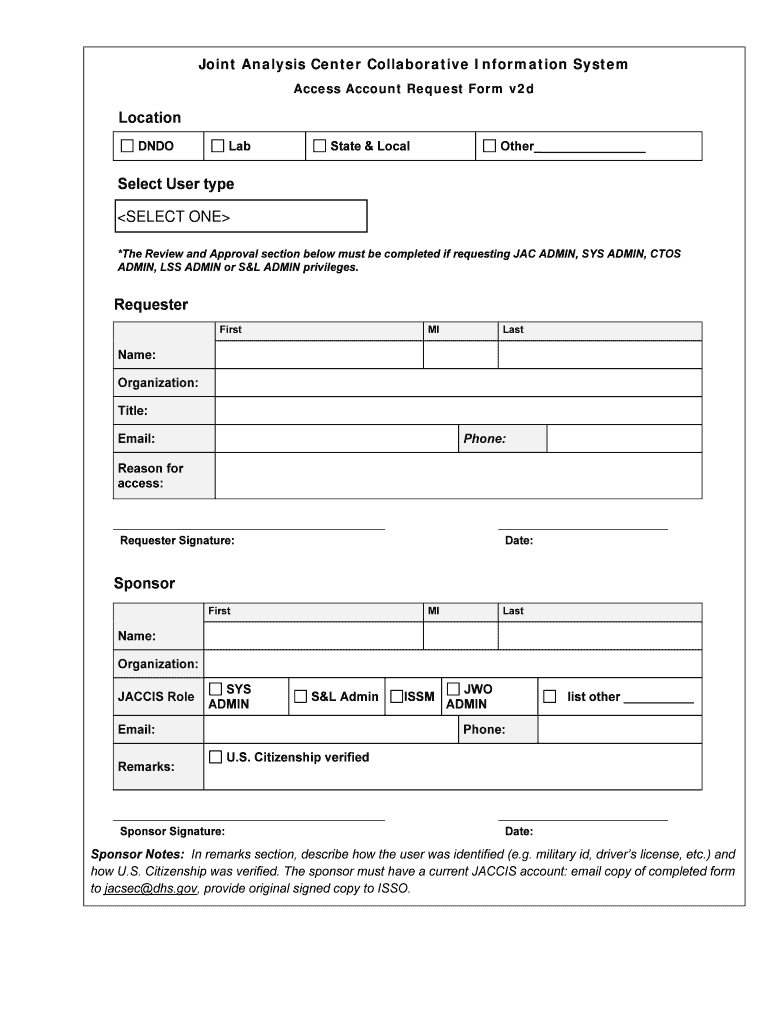 Fillable Online jaccis dhs SL Admins creating SL Users - jaccisdhsgov ...