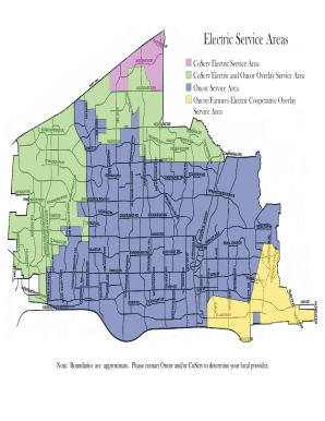 Fillable Online Electric Service Areas Fax Email Print - pdfFiller