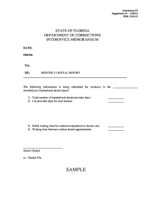 Fillable Online dc state fl SAMPLE - Florida Department of Corrections ...