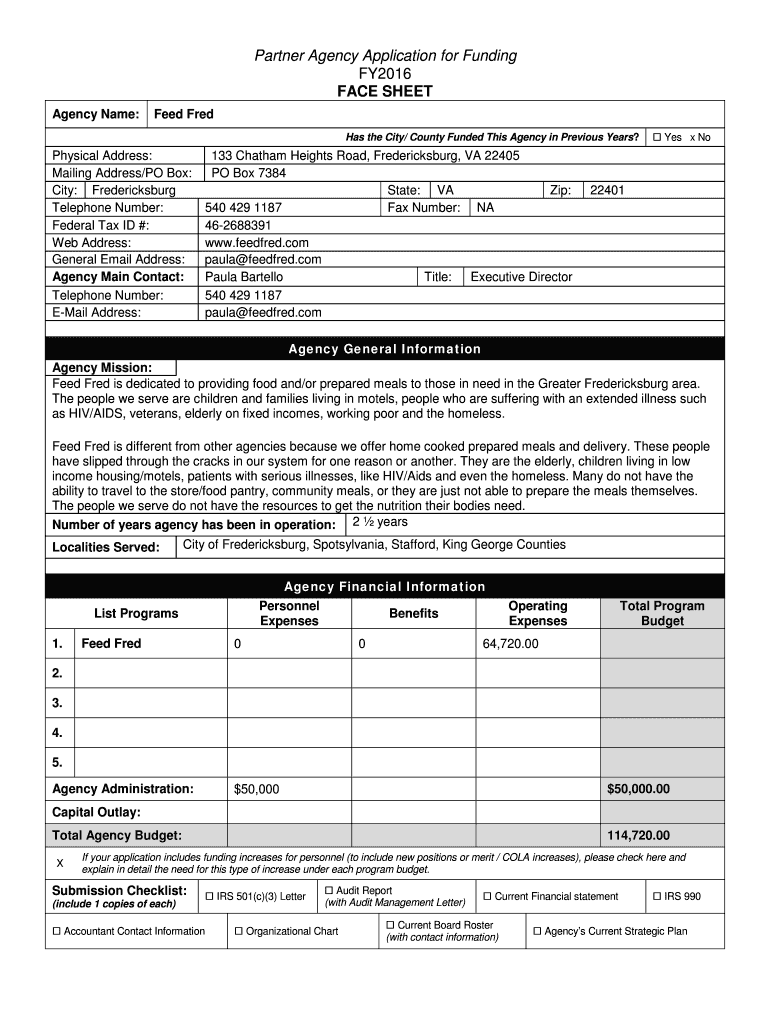 Fillable Online Feed Fred Fax Email Print - pdfFiller