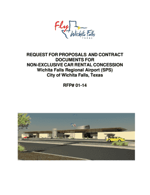 Fillable Online REQUEST FOR PROPOSALS AND CONTRACT DOCUMENTS FOR NON Fax Email Print - pdfFiller