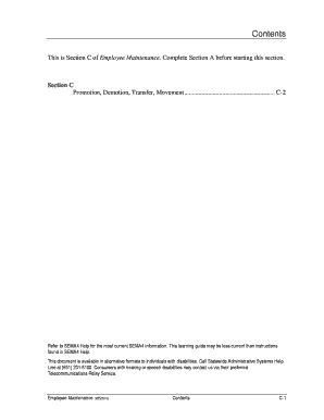 Fillable Online This is Section C of Employee Maintenance Fax Email ...