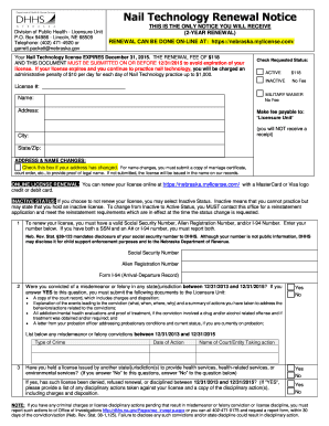 Fillable Online dhhs ne Make Payable to - Nebraska Fax Email Print - pdfFiller