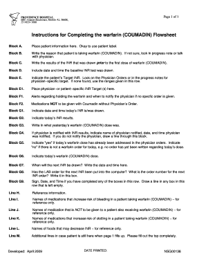Fillable Online support providencehospital Instructions for Completing ...