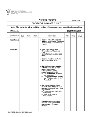 Fillable Online support providencehospital Nursing Protocol ...