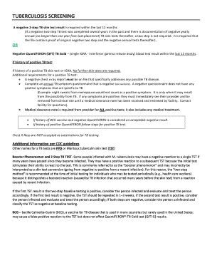 Fillable Online A negative 2-step TB skin test result is required ...