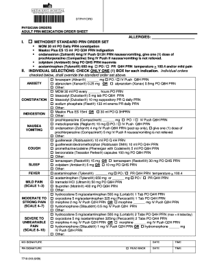 Fillable Online *DTPHYORD* DTPHYORD PHYSICIAN ORDERS ADULT PRN ...