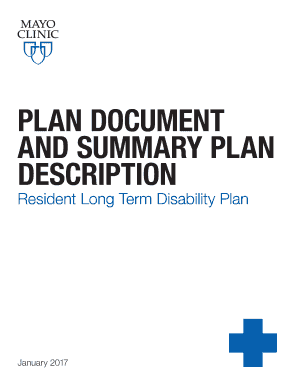 Fillable Online Resident Long Term Disability Plan Fax Email Print ...