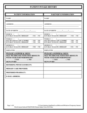 Fillable Online urmc rochester PARTNERS INFORMATION - urmc rochester Fax Email Print - pdfFiller