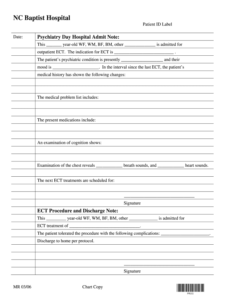 Fillable Online wakehealth NC Baptist Hospital - Wake Forest Baptist ...