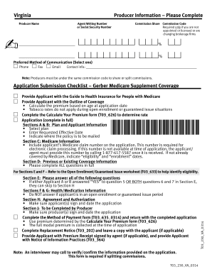 Fillable Online Virginia Producer Name Agent Writing Number or Social ...
