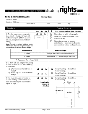 Fillable Online disabilityrightsmt DRM Form B-Appendix I-RAMPSdoc ...