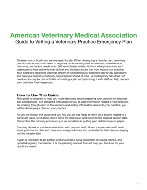 Fillable Online avma American Veterinary Medical Association - AVMA ...