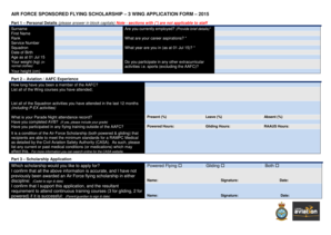 Fillable Online aviation 3wg aafc org AIR FORCE SPONSORED FLYING ...