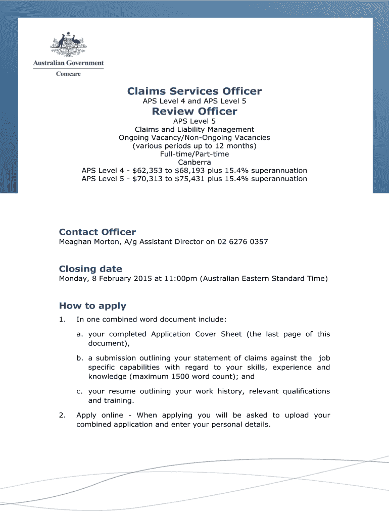 Fillable Online APS Level 4 and APS Level 5 Fax Email Print - pdfFiller