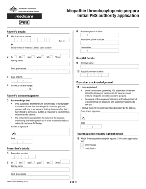 Fillable Online humanservices gov Idiopathic thrombocytopenic purpura ...
