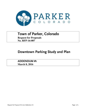 Fillable Online parkeronline Town of Parker Colorado - parkeronline Fax ...