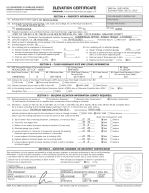 Fillable Online cityofrockledge FEMA FLOOD CERT 2014 - fillable.pdf ...