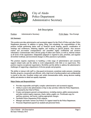Fillable Online aledoil City of Aledo Police Department Administrative ...