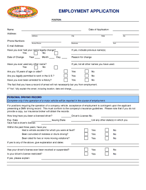 Fillable Online cityofberkeley Employment Application - Berkeley Fax Email Print - pdfFiller