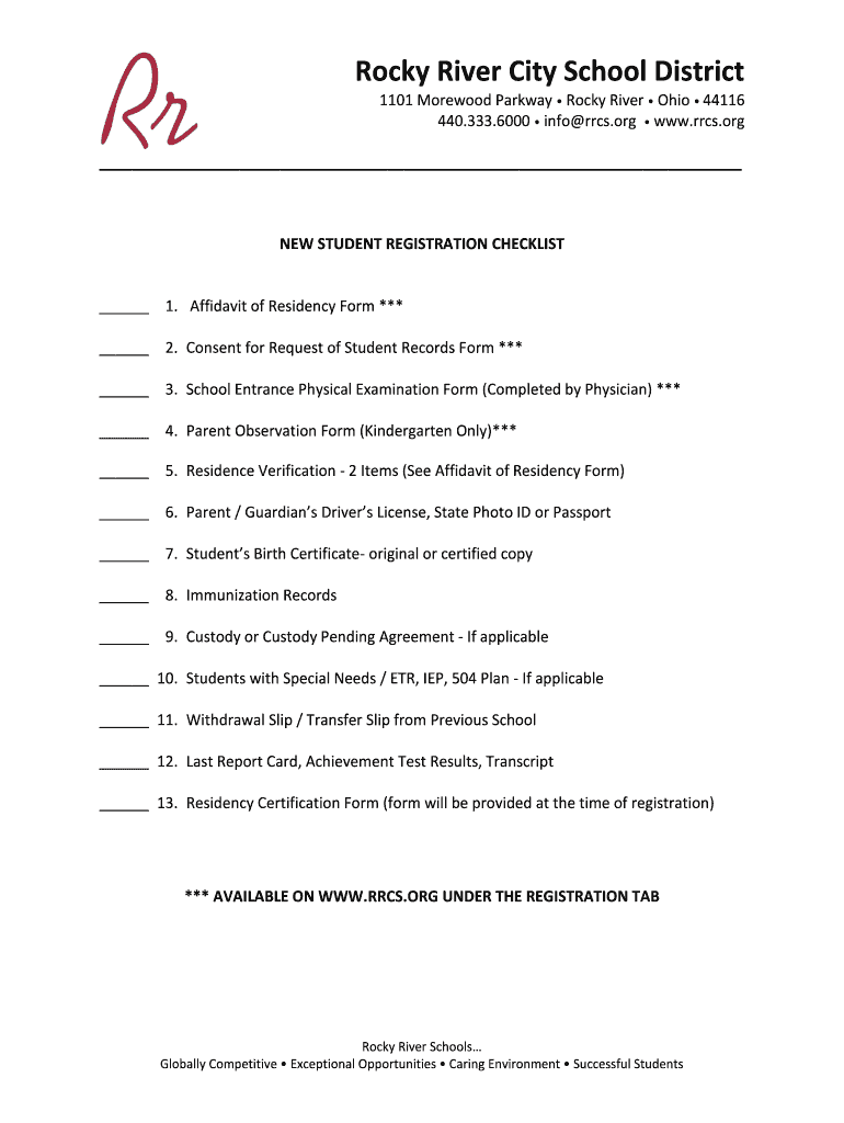 Fillable Online Affidavit of Residency Form *** Fax Email Print - pdfFiller