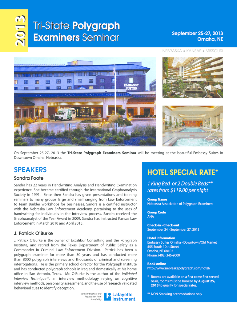 Fillable Online 2013 2013 Tri-State Polygraph Fax Email Print - pdfFiller