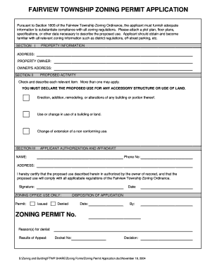 Fillable Online twp fairview pa Zoning Permit Application - Fairview ...