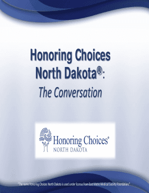 Fillable Online Honoring Choices Fax Email Print - pdfFiller