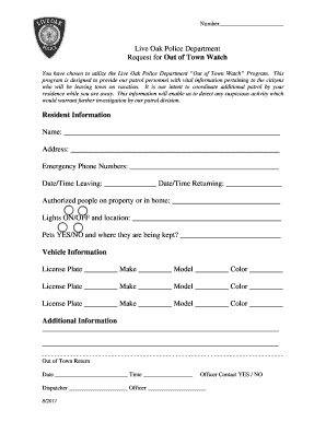 Fillable Online Out of Town fillabledoc Fax Email Print - pdfFiller