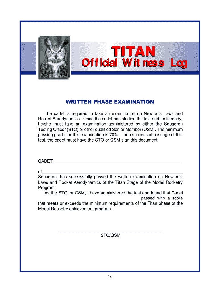 Fillable Online Official Witness Log Fax Email Print - pdfFiller