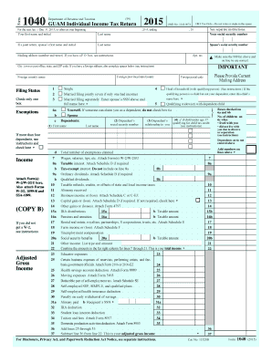Fillable Online 1040 GUAM Individual Income Tax Return 2015 ...