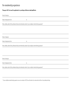 Fillable Online PRACTISING CERTIFICATE TRAINING RECORD PCTR Forms ...