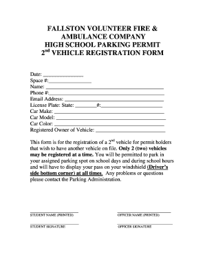 Fillable Online 2nd Veh Form Fax Email Print - pdfFiller