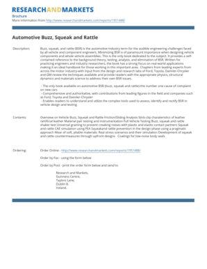 Automotive Buzz Squeak And Rattle Pdf - Fill Online, Printable ...