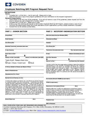 Fillable Online Employee Matching Gift Program Guidelines Fax Email Print - pdfFiller
