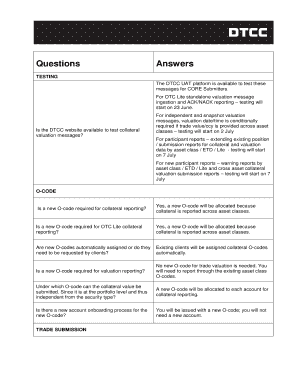 Fillable Online The DTCC UAT platform is available to test these Fax ...