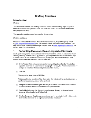 Fillable Online Drafting Exercises Fax Email Print - pdfFiller