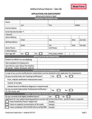 Fillable Online New Application 10-7-13 Fax Email Print - pdfFiller