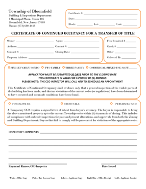 Fillable Online CCO FORM - 2016docx Fax Email Print - pdfFiller