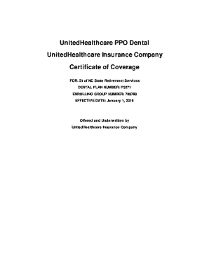 Fillable Online UnitedHealthcare PPO Dental Fax Email Print - pdfFiller
