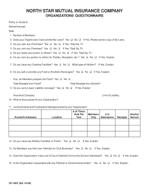 Fillable Online NORTH STAR MUTUAL INSURANCE COMPANY Fax Email Print ...