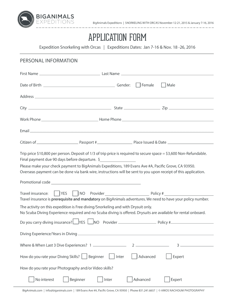 Fillable Online Snorkeling with orcaS - DUI Fax Email Print - pdfFiller