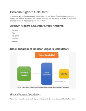 Fillable Online boolean simplification calculator Fax Email Print ...