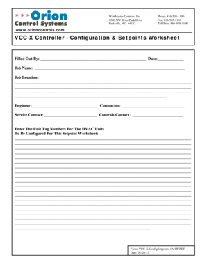 Fillable Online Vcc-x setpoints worksheet hand-fill 01a - Orion ...