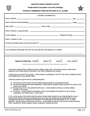 Fillable Online MANATEE COUNTY SHERIFFS OFFICE Florida Sheriffs Fax ...