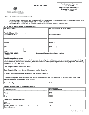 Fillable Online Fax Completed Form to KETEK PA FORM 855-207-0250 For Fax Email Print - pdfFiller