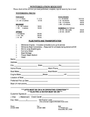 Fillable Online WINTERIZATIONREQUESTpg6.doc Fax Email Print - pdfFiller