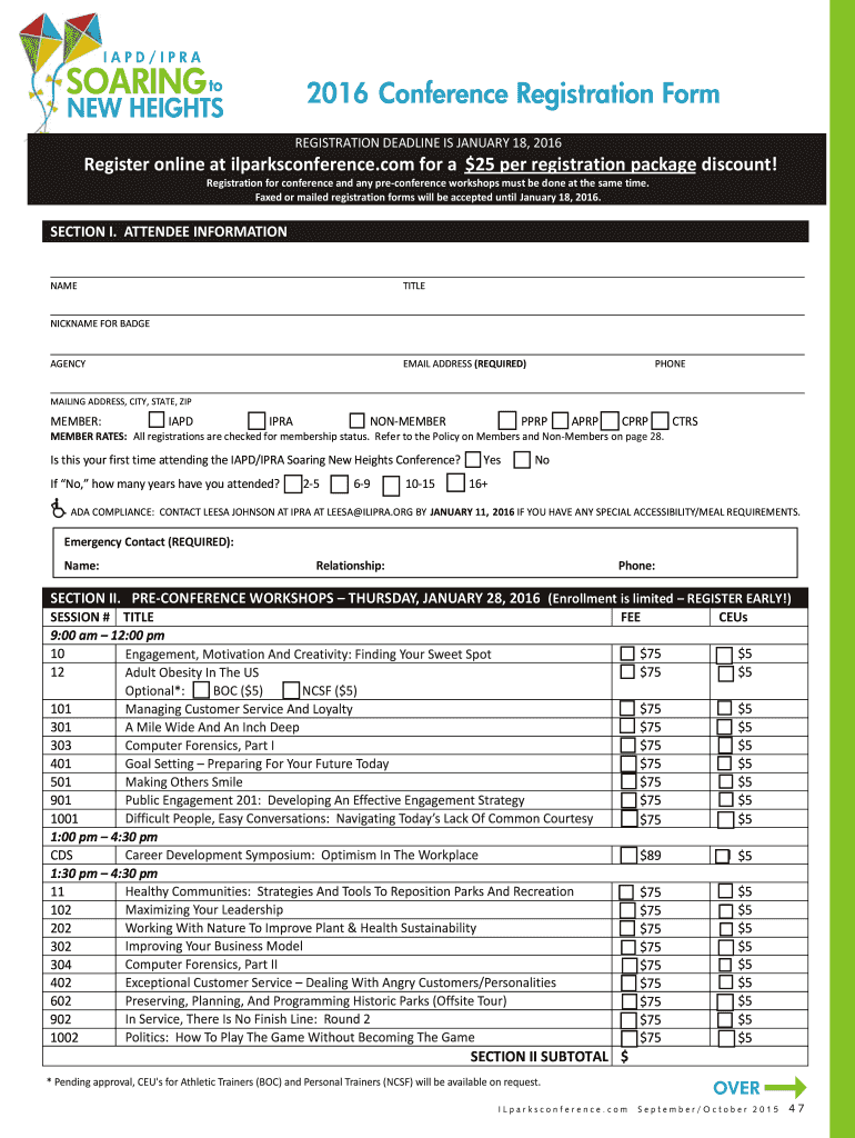 Fillable Online pre conference guide.cdr Fax Email Print - pdfFiller