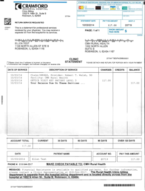Fillable Online crawfordmh IF PAYING BY MASTERCARD DISCOVER VISA OR ...