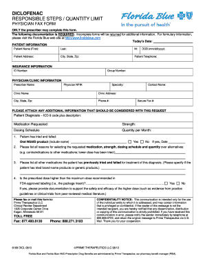 Fillable Online RESPONSIBLE STEPS QUANTITY LIMIT Fax Email Print - pdfFiller